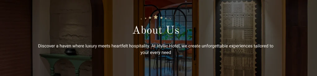 About | Idyllic